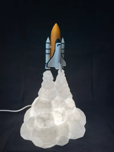 Space Shuttle Lamp (AMS not required) by hollowmaker MakerWorld ...