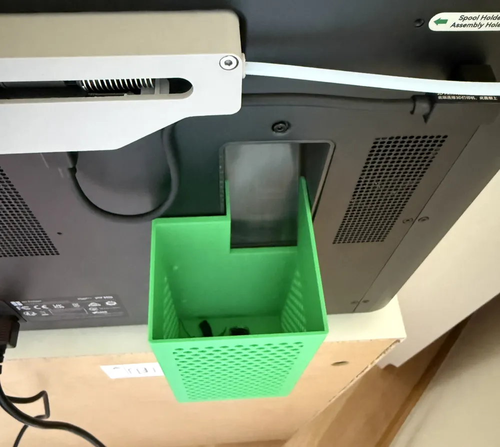Magnetic waste bin, large capacity P1S / P2S - Free 3D Print Model ...