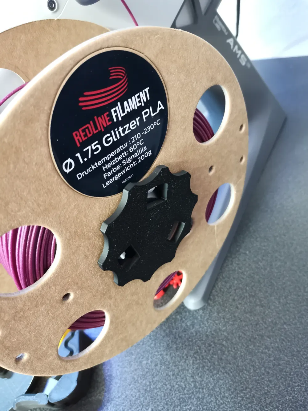Cardboard Spool Adaptor for AMS Lite (A1 Series, Redline Filament ...