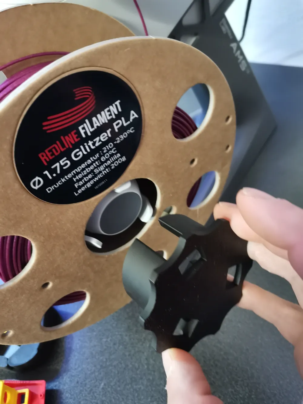 Cardboard Spool Adaptor for AMS Lite (A1 Series, Redline Filament ...