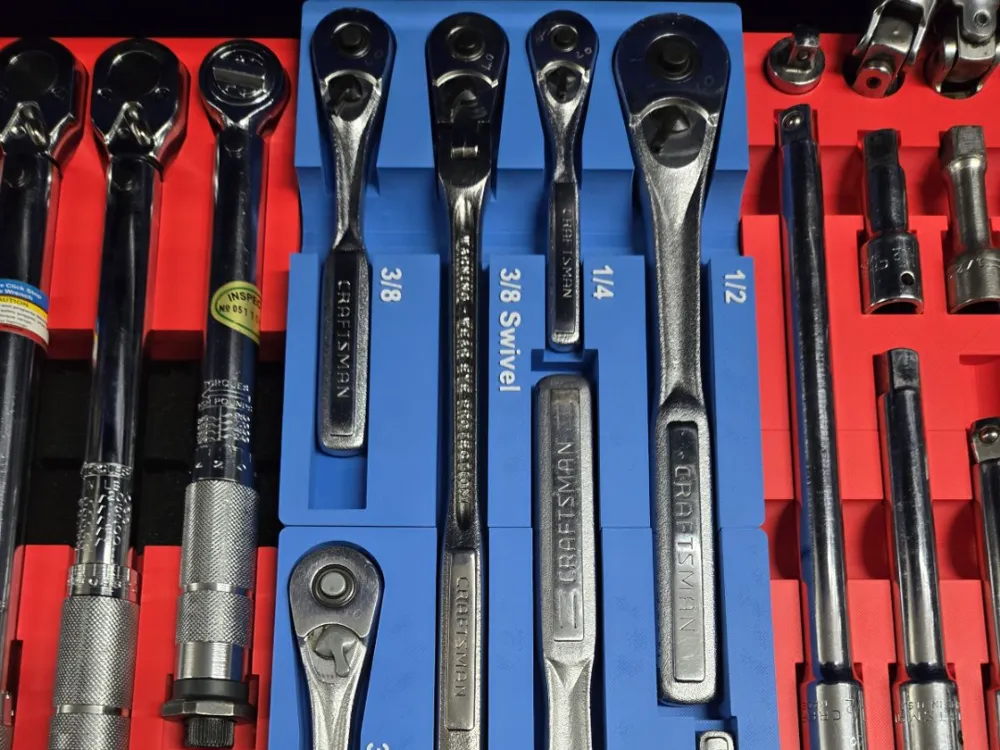 Smaller Craftsman ratchet gridfinity block Remixed by VFRLuke ...