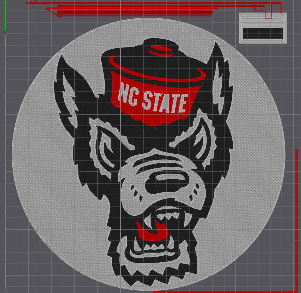NC State Bar Sign/Lamp by crazzybrad - MakerWorld