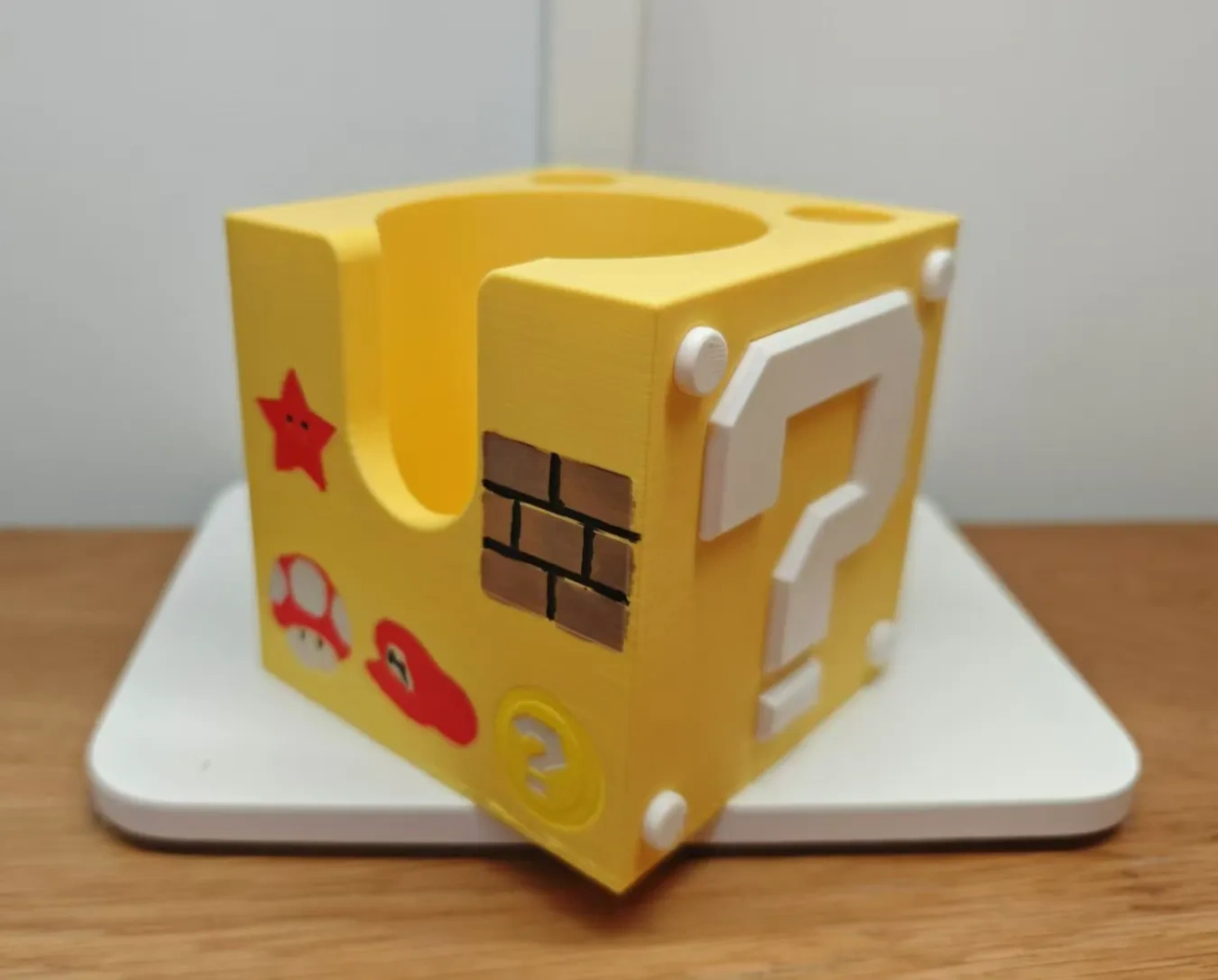 58mm Mario Question Mark Coffee Tamper by Dark Bunny - MakerWorld