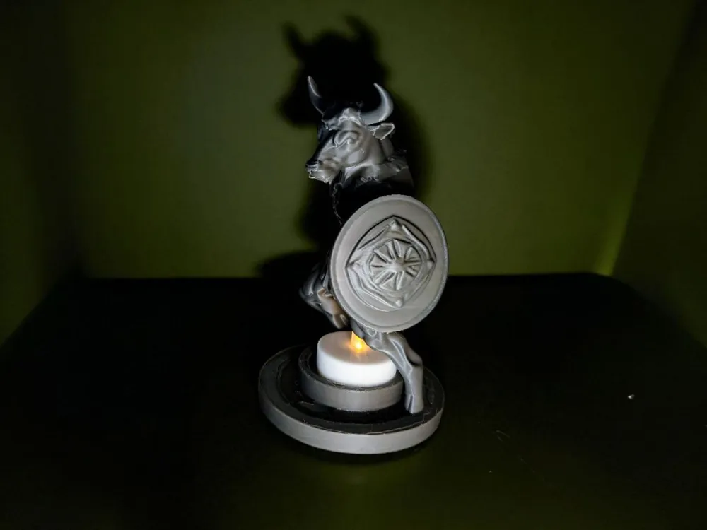 Minotaur: Fury of the Labyrinth Candle Holder by VirtuPrinto MakerWorld ...