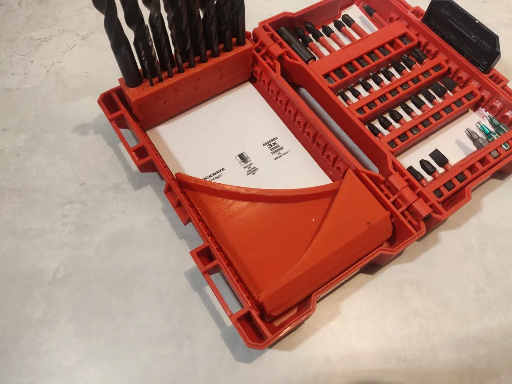 Milwaukee bit case drill holder/organizer by FlugtN - MakerWorld
