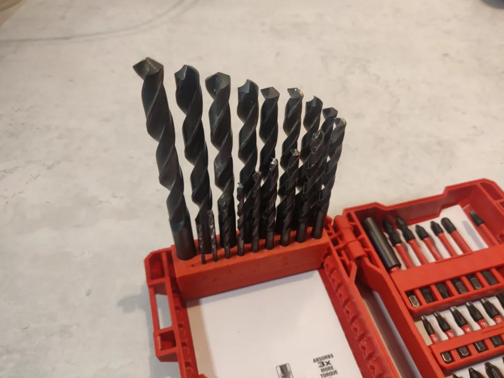 Milwaukee bit case drill holder/organizer by FlugtN - MakerWorld