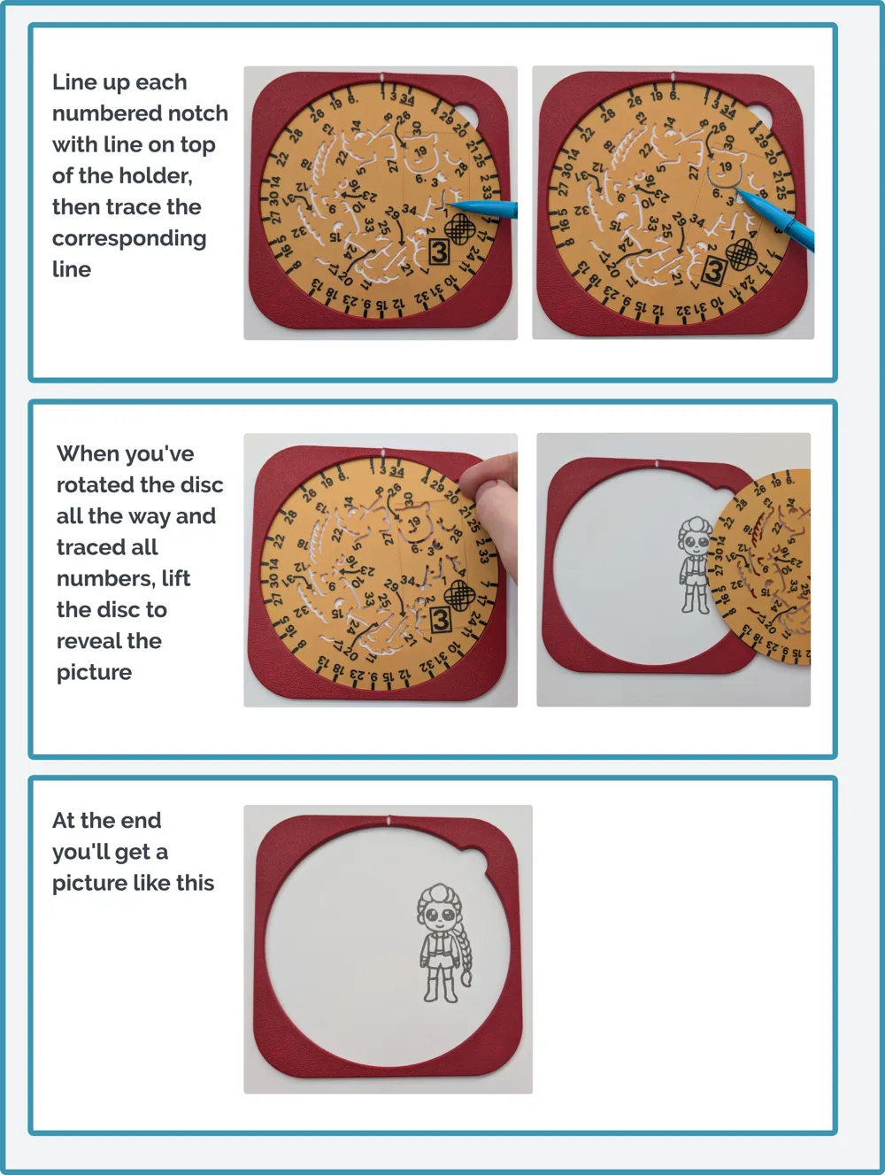 Doodle Disc rotating stencils - kpop demon hunters - Free 3D Print ...