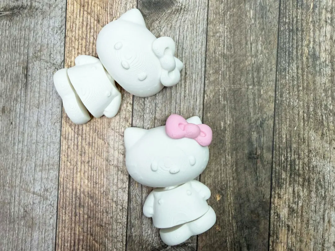 Flexi Hello Kitty - Modelo de impresión 3D gratuito - MakerWorld