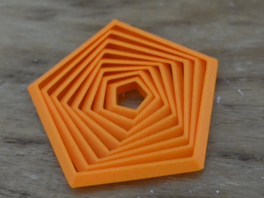 Mini pentagon swirl fidget by 3D all MakerWorld: Download Free 3D Models