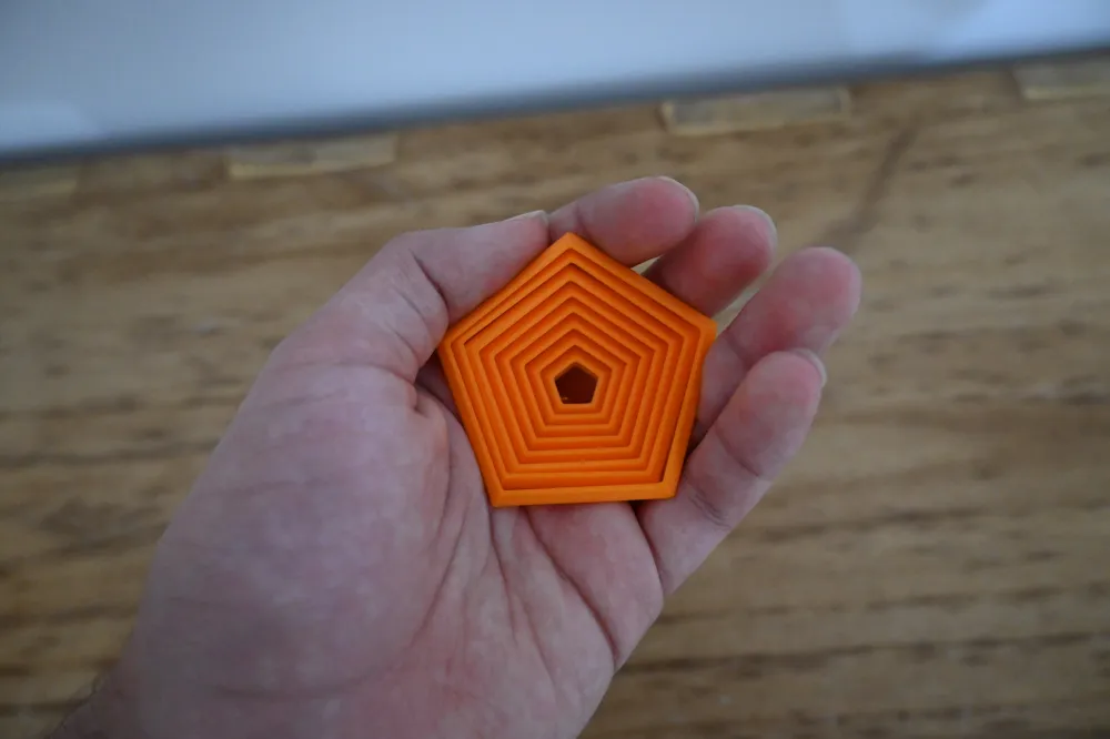 Mini pentagon swirl fidget by 3D all MakerWorld: Download Free 3D Models