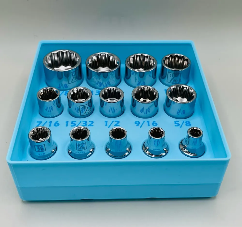 Gridfinity Sockets Metric & Imperial by thingamajig - MakerWorld