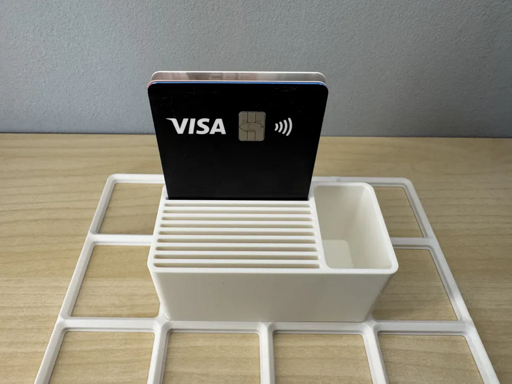 Gridfinity Card Holder "Vertical" by Lukas MakerWorld: Download Free 3D ...