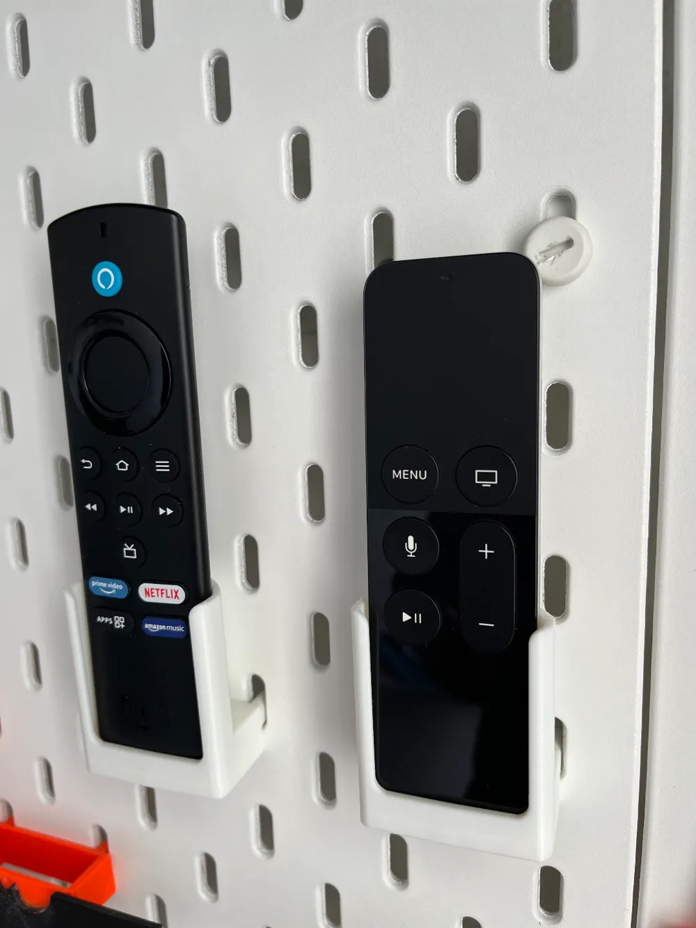 Ikea skadis remote holder. by MATRIXx MakerWorld: Download Free 3D Models
