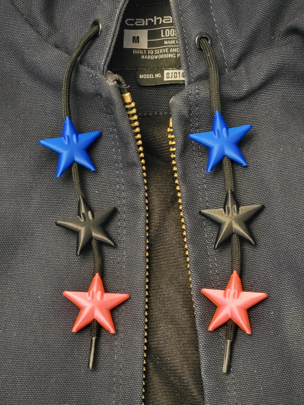 Star Drawstring Bead - Hoodie Charm by Click Print Creatives - MakerWorld