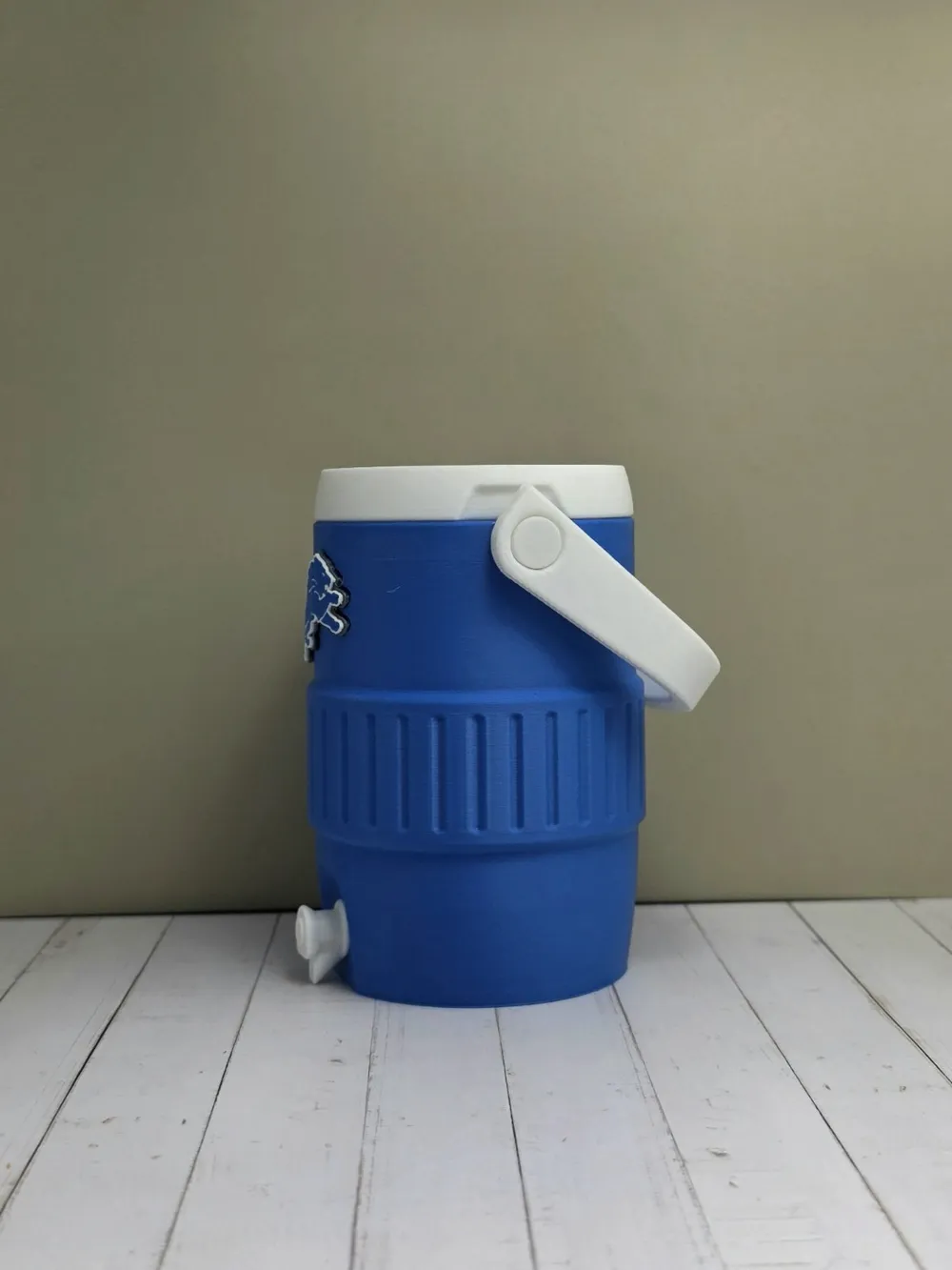 Detroit Lions Koozie - Snap in Logo - Free 3D Print Model - MakerWorld