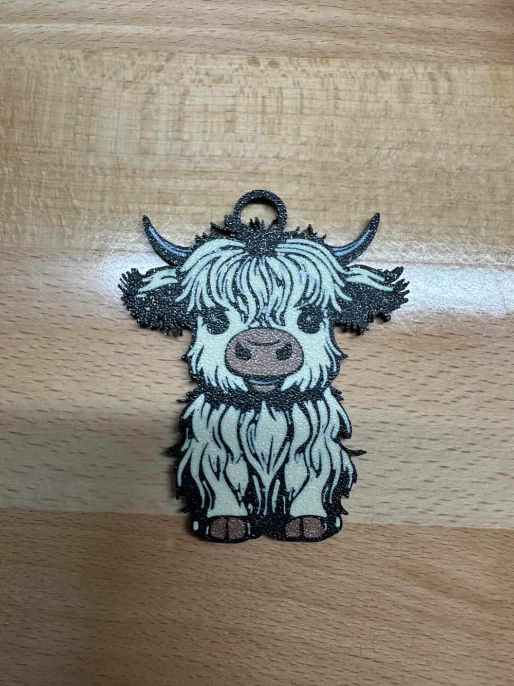 Baby Highland Cow Keychain/Ornament - Free 3D Print Model - MakerWorld