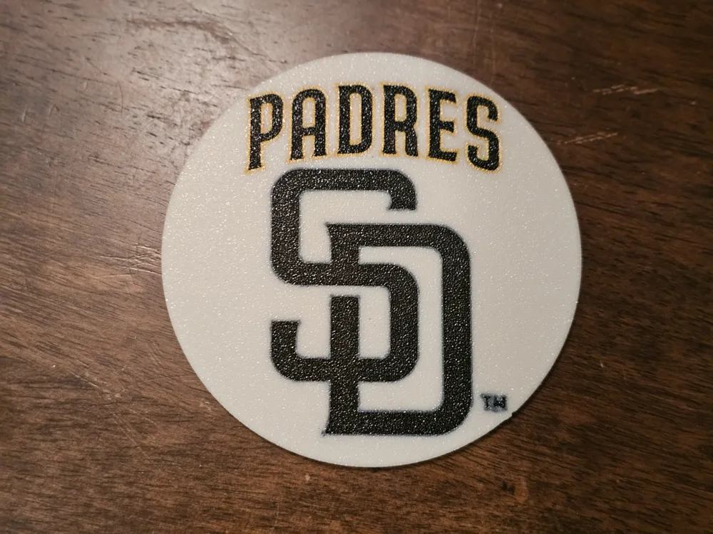 San Diego Padres Coaster by mker17 MakerWorld: Download Free 3D Models