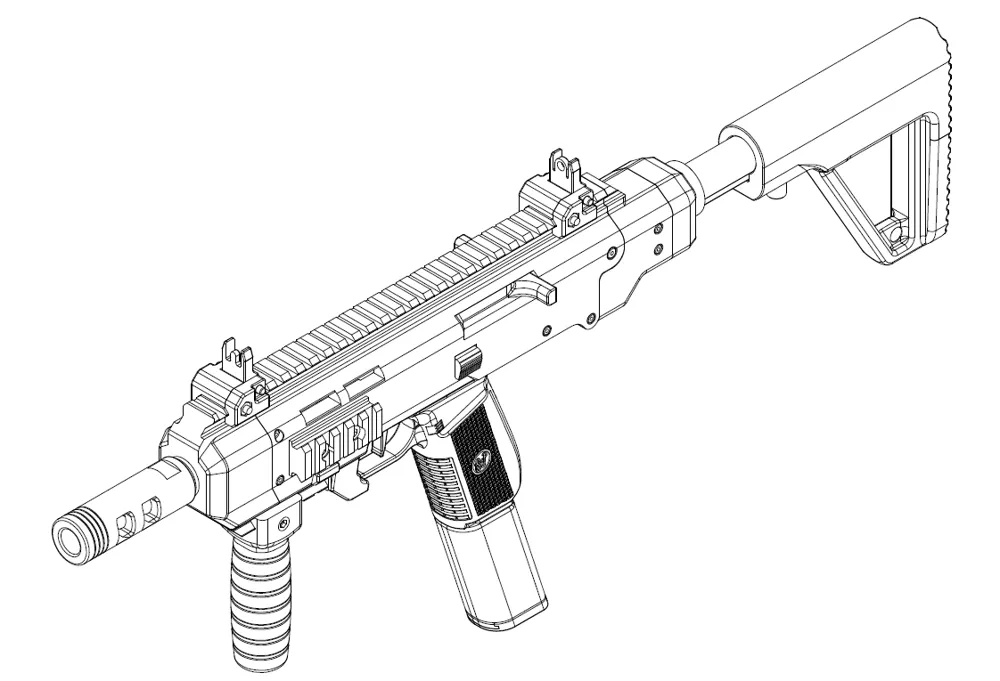 SP PP9 - SBR Conversion Kit (WIP - Read "About") by Vissidus - MakerWorld