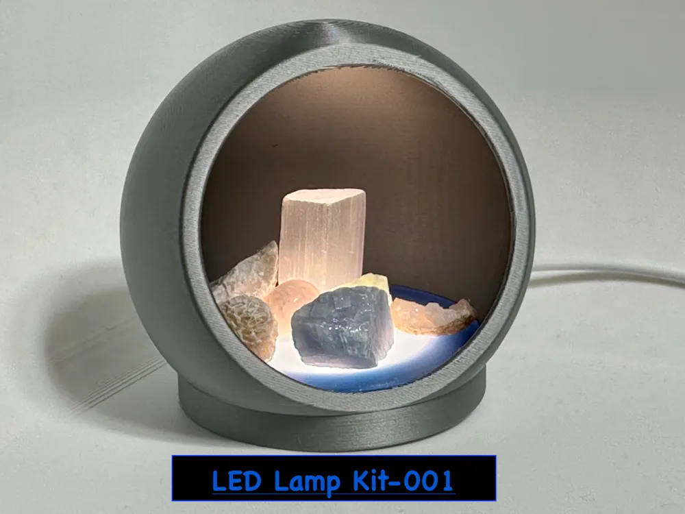 Illuminated Crystal Display using Lamp Kit-001 by RxWoody MakerWorld ...