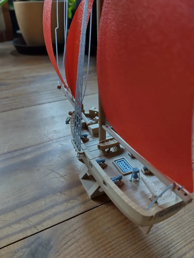 Sailboat Series - Cutter (Remastered) - Free 3D Print Model - MakerWorld