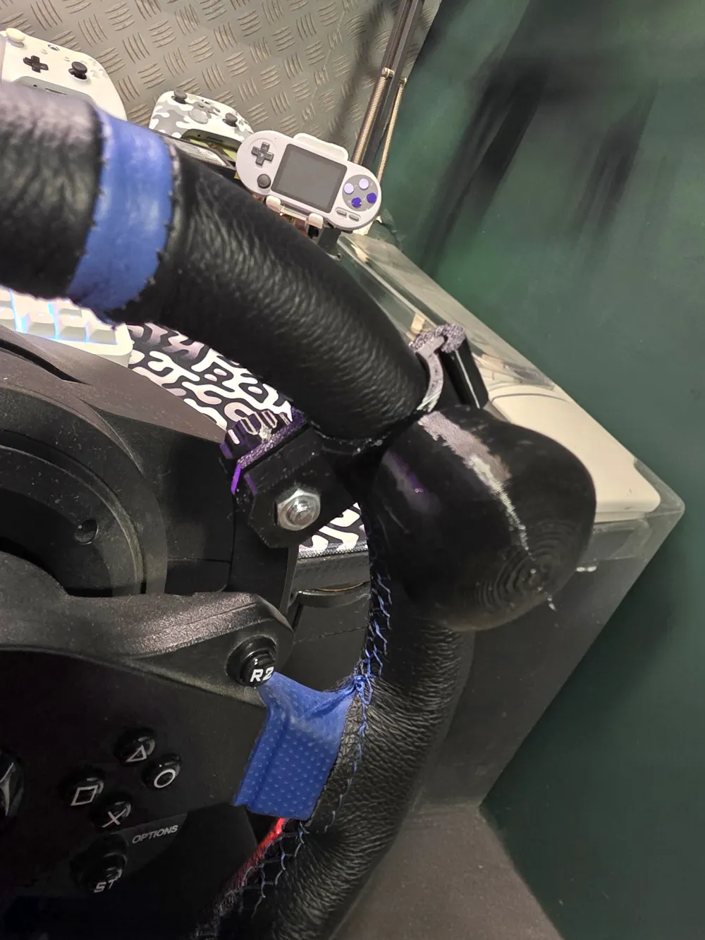 Steering wheel rotary knob (without bearing).gcode - Free 3D Print ...