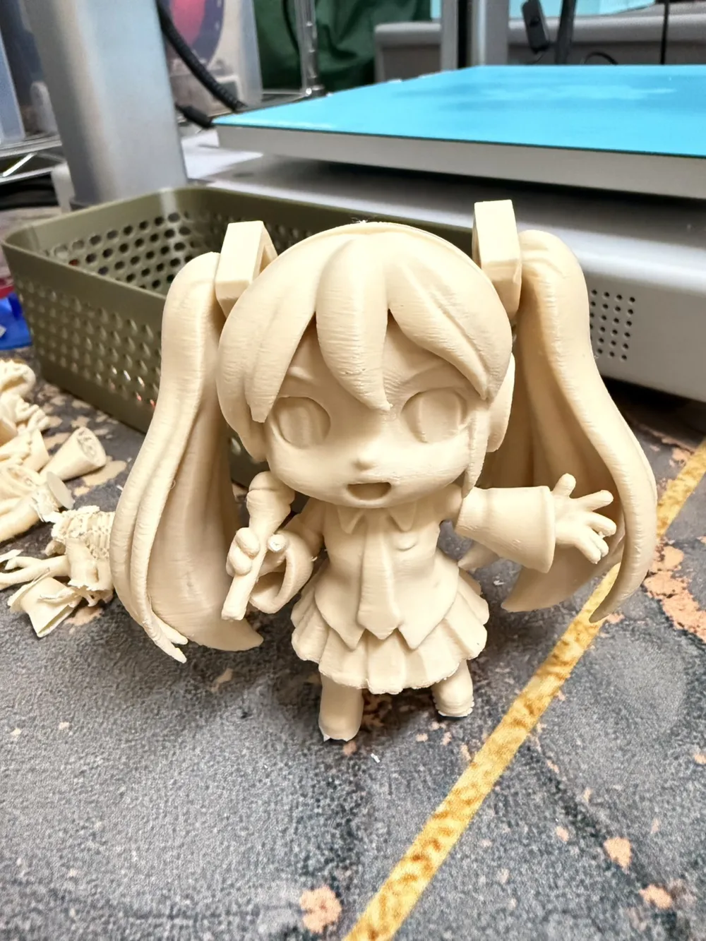 Hatsune Miku Chibi By 皮大寶makerworld Download Free 3d Models