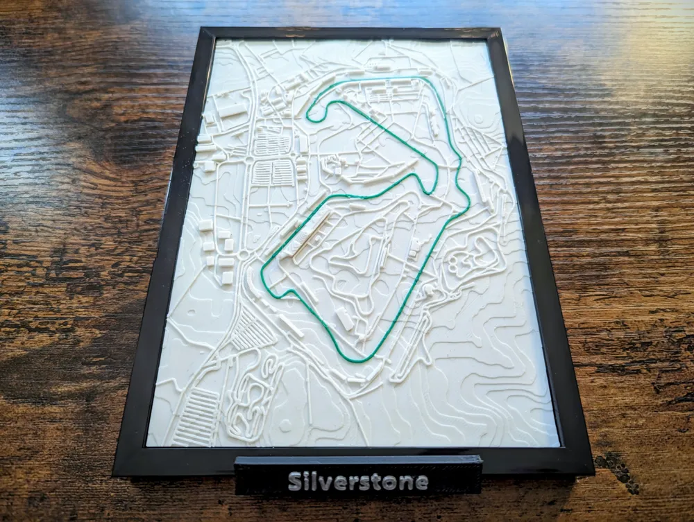 Silverstone England 3D Mini (F1 Edition) by jarvizar - MakerWorld
