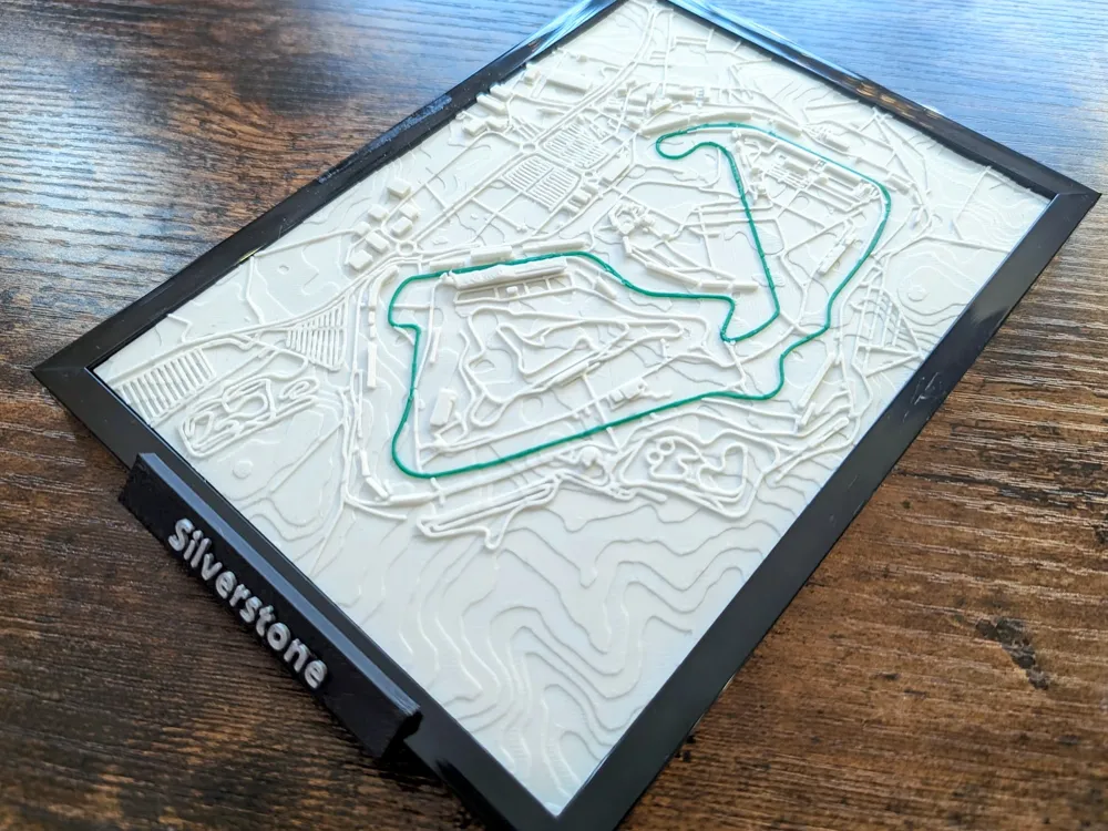 Silverstone England 3D Mini (F1 Edition) - Free 3D Print Model - MakerWorld