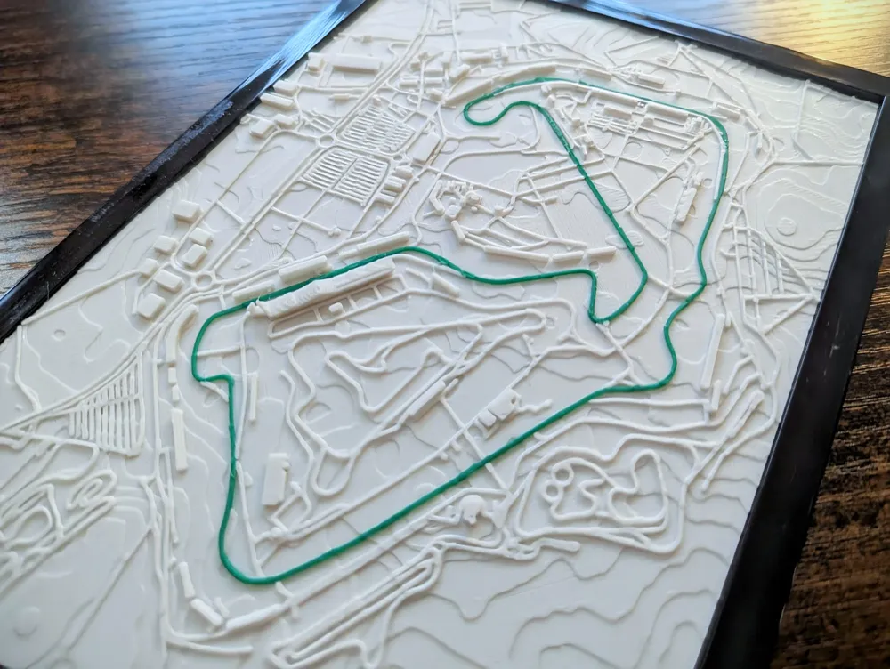 Silverstone England 3D Mini (F1 Edition) by jarvizar MakerWorld ...