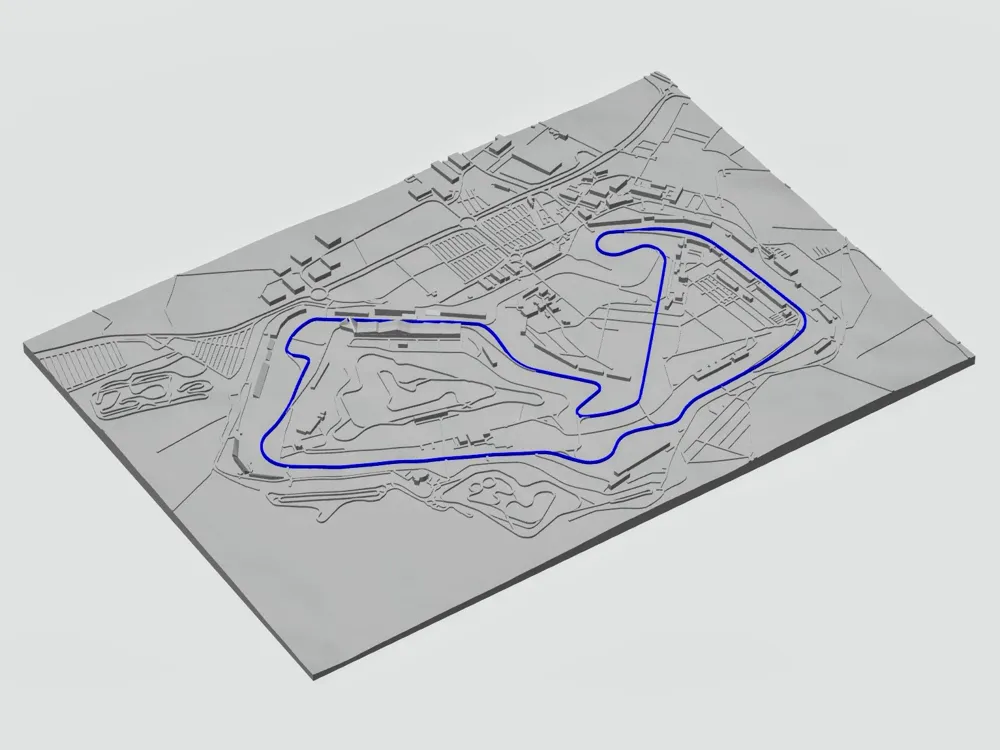 Silverstone England 3D Mini (F1 Edition) by jarvizar MakerWorld ...