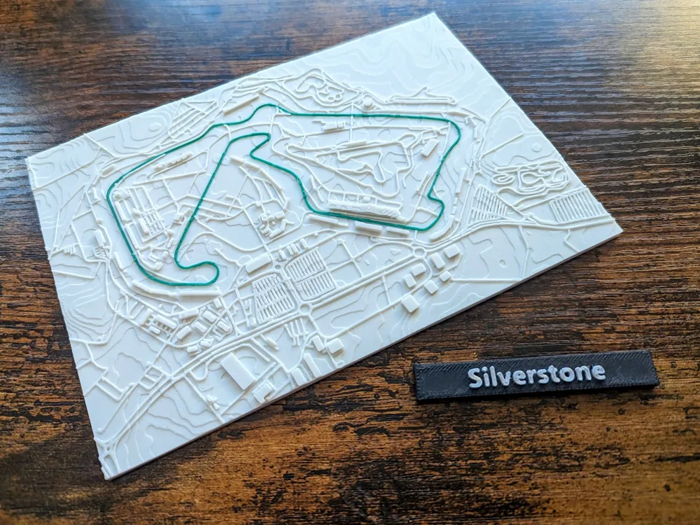 Silverstone England 3D Mini (F1 Edition) by jarvizar MakerWorld ...