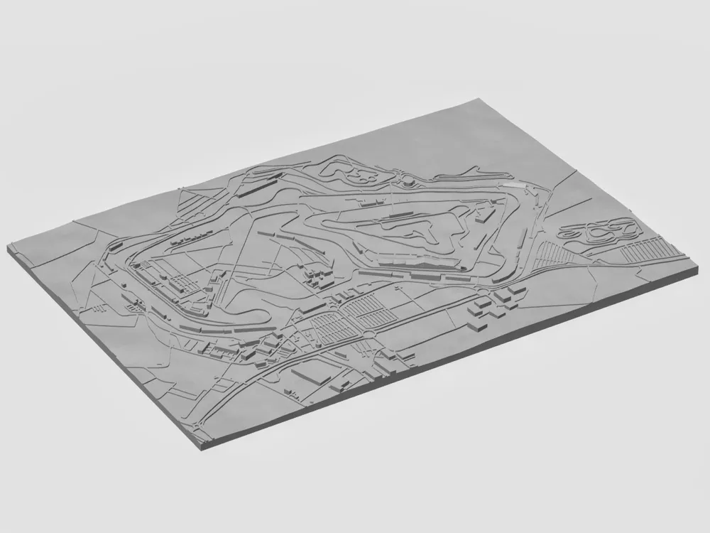 Silverstone England 3D Mini (F1 Edition) - Free 3D Print Model - MakerWorld