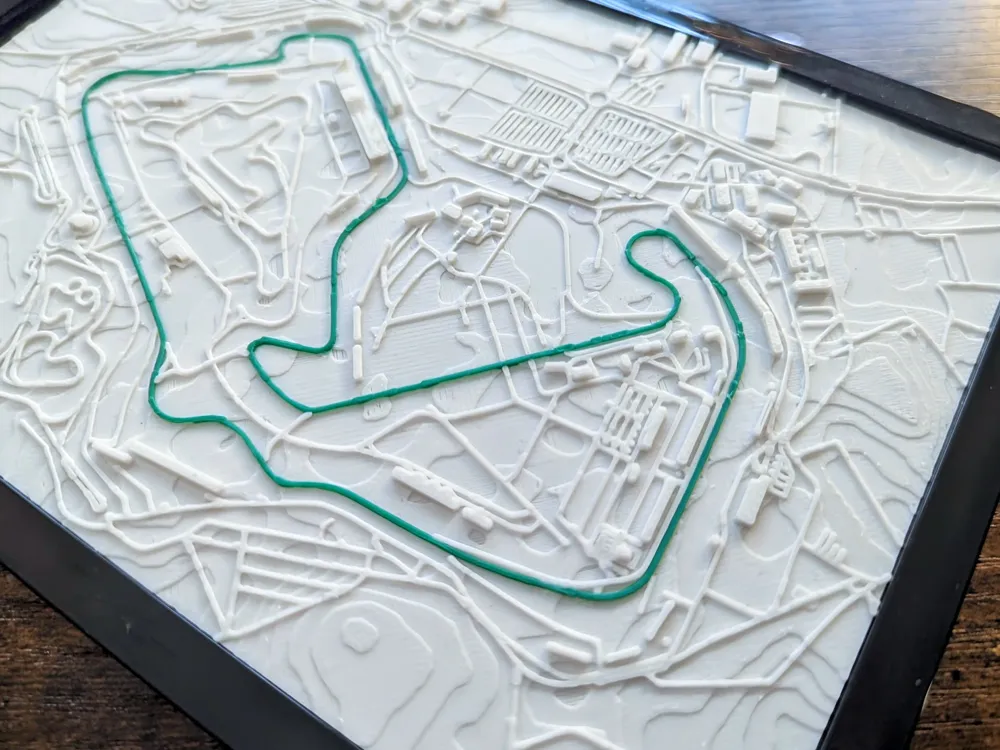 Silverstone England 3D Mini (F1 Edition) by jarvizar MakerWorld ...