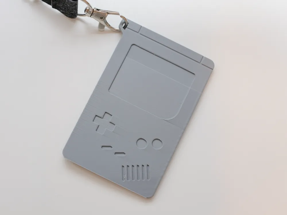 Gameboy Inspired Keycard holder by dy77 MakerWorld: Download Free 3D Models