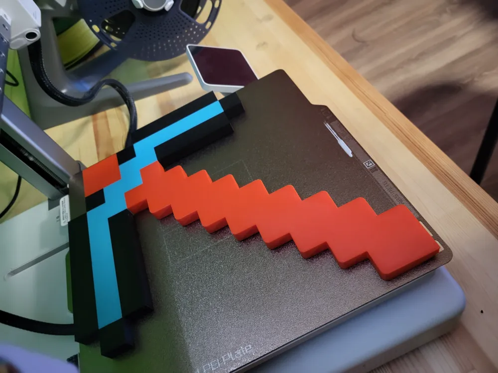 Minecraft Pickaxe by Mrkukels - MakerWorld