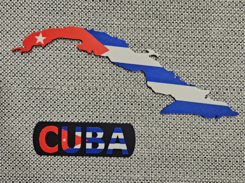 Cuba Island and Name plate by NathanRitchie72 - MakerWorld