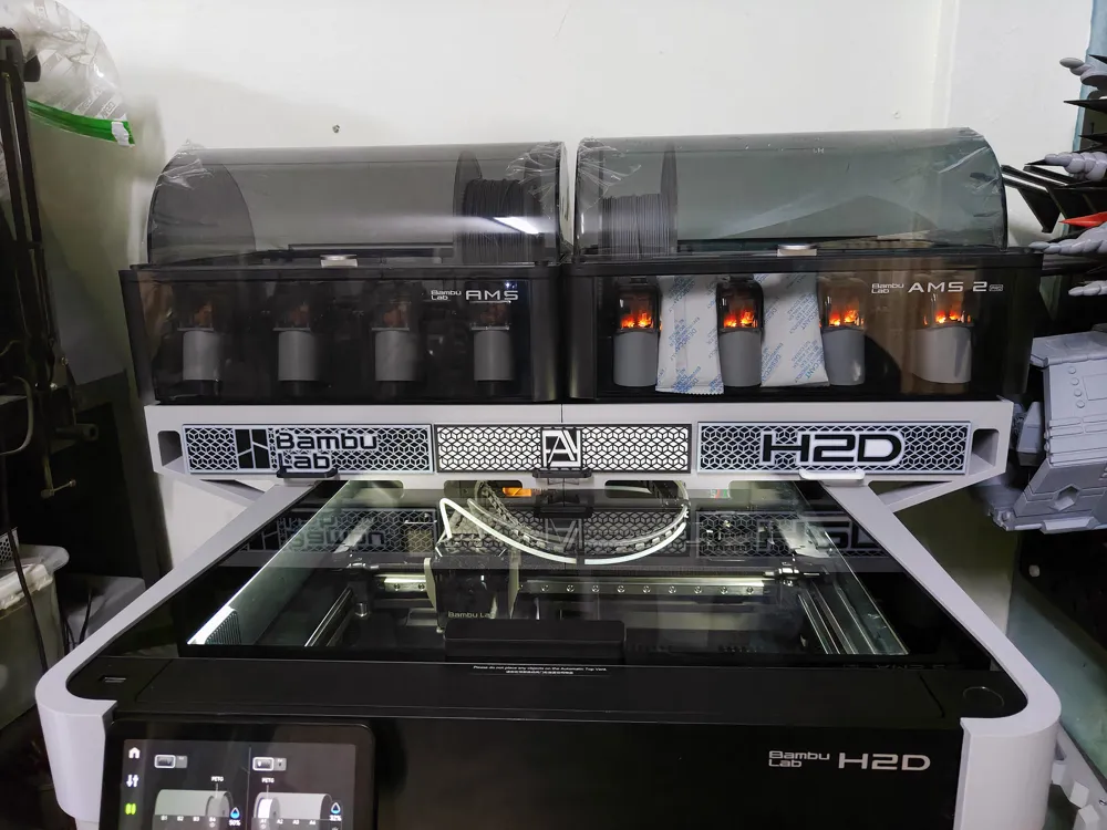 H2D Dual AMS Riser & Drawers by fay3dlab MakerWorld: Download Free 3D ...