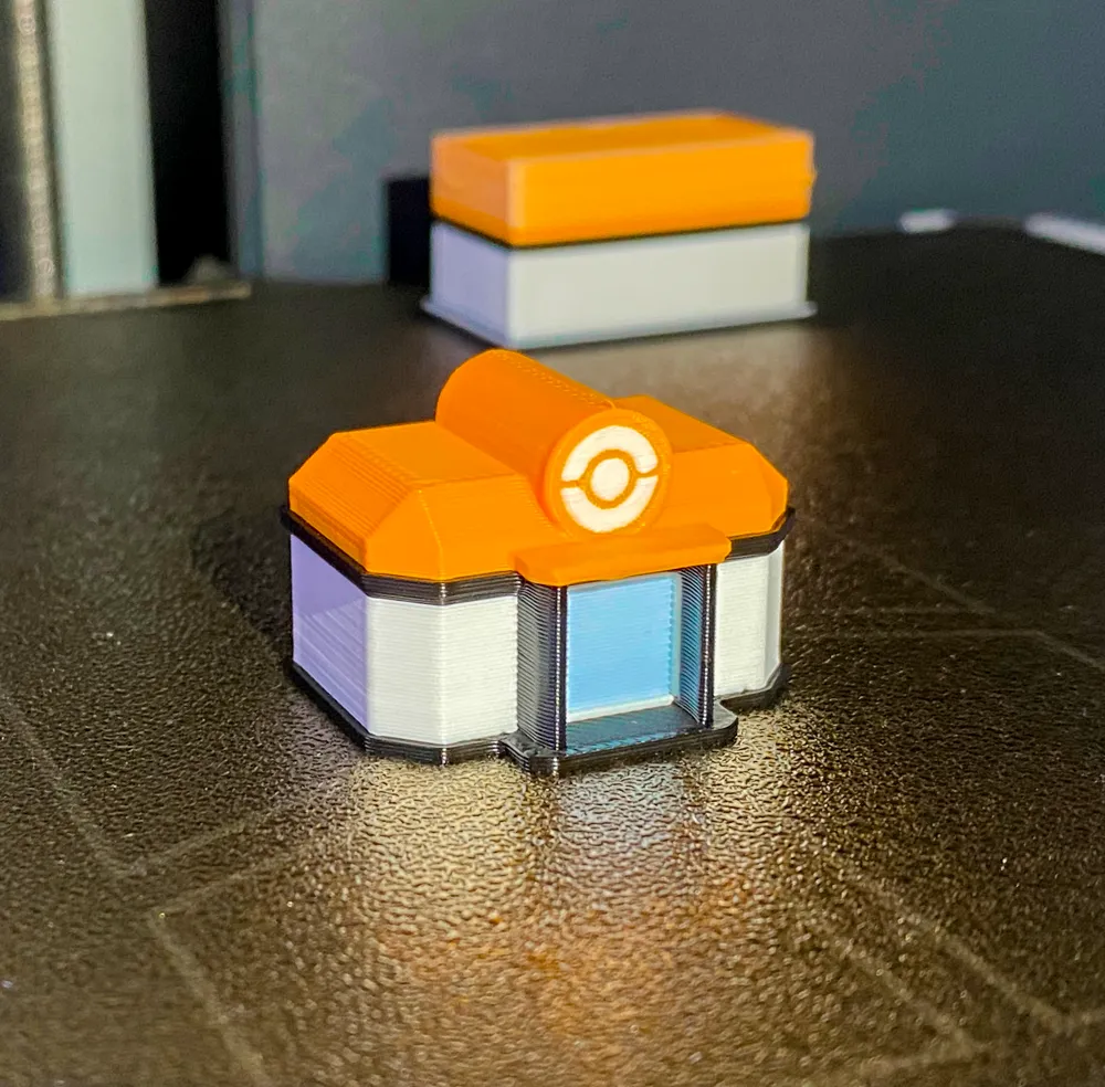 Mini Pokemon PokéCenter V1 - Free 3D Print Model - MakerWorld