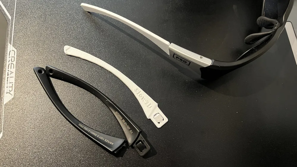 PRS Prescription safety glasses frame temple arms by Slow3D MakerWorld ...