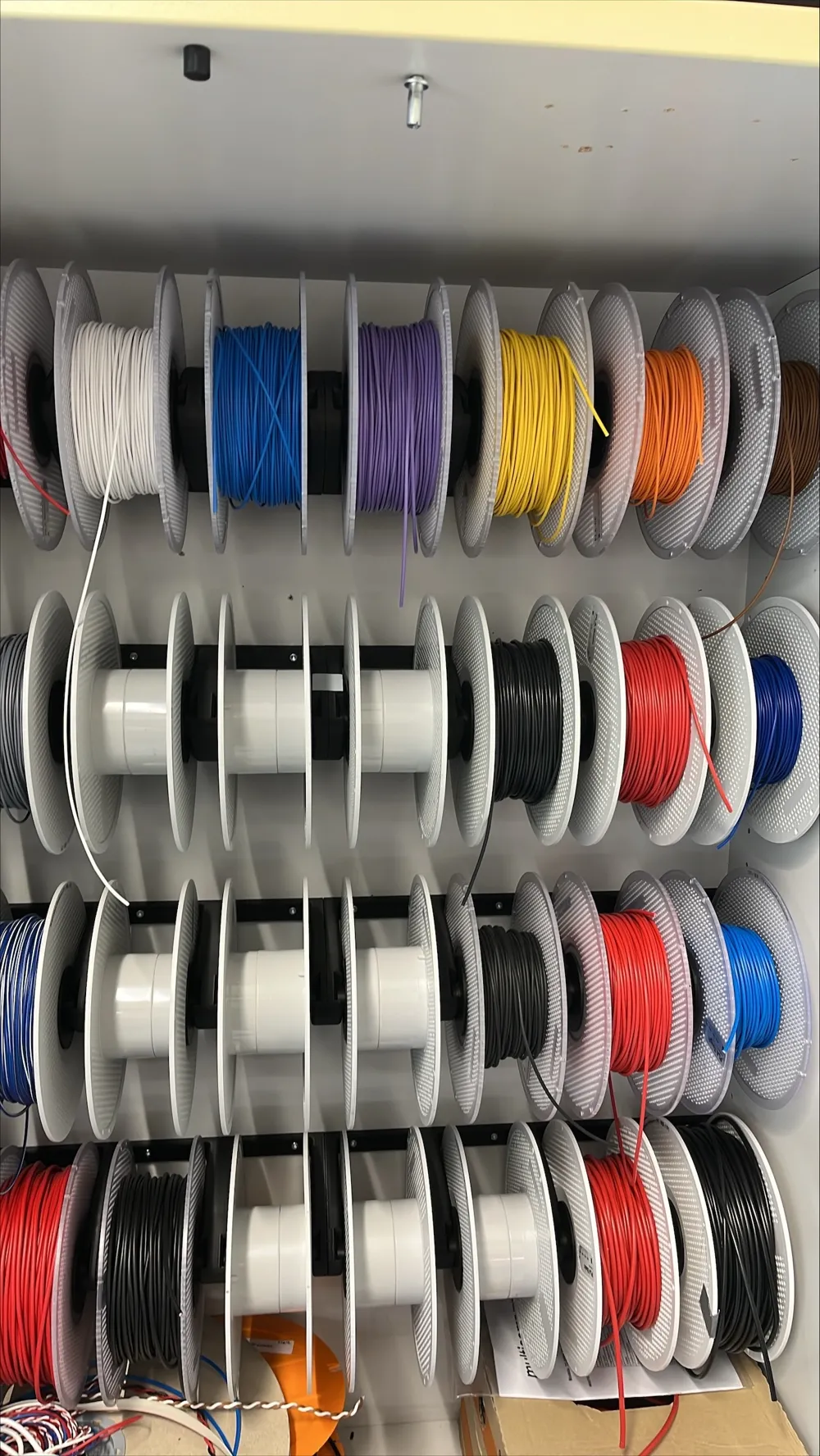 Bambu Lab Spool Holder Wall Mount Cable Holder - Free 3D Print Model ...