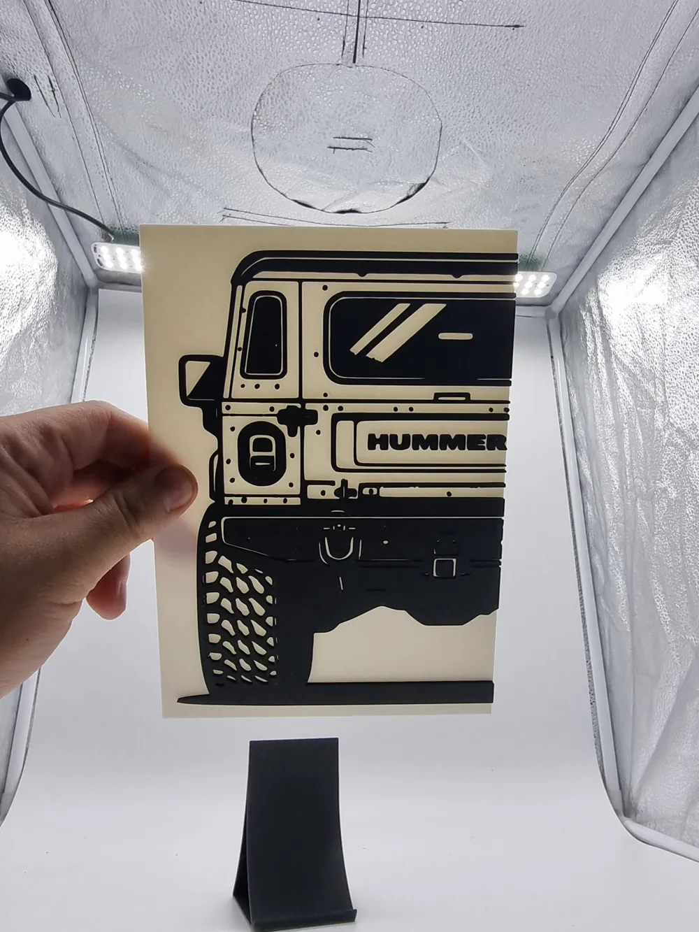 2D Wall Art Hummer H1 by R.Werner Print MakerWorld: Download Free 3D Models