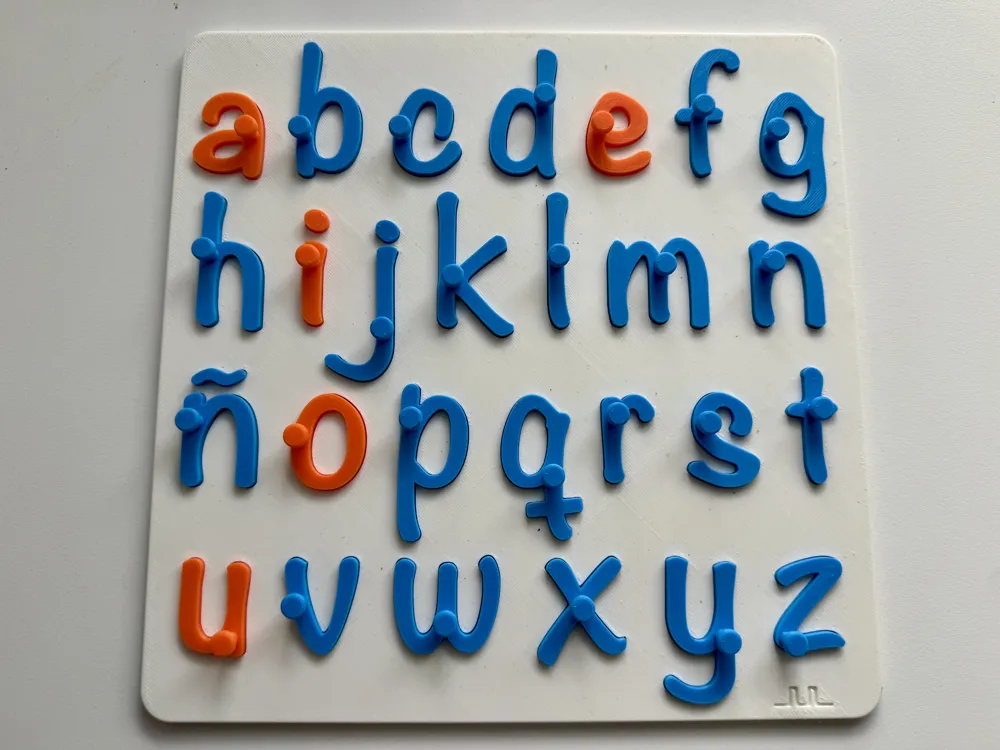 Alphaboard Adventure: Lowercase Edition - Free 3D Print Model - MakerWorld