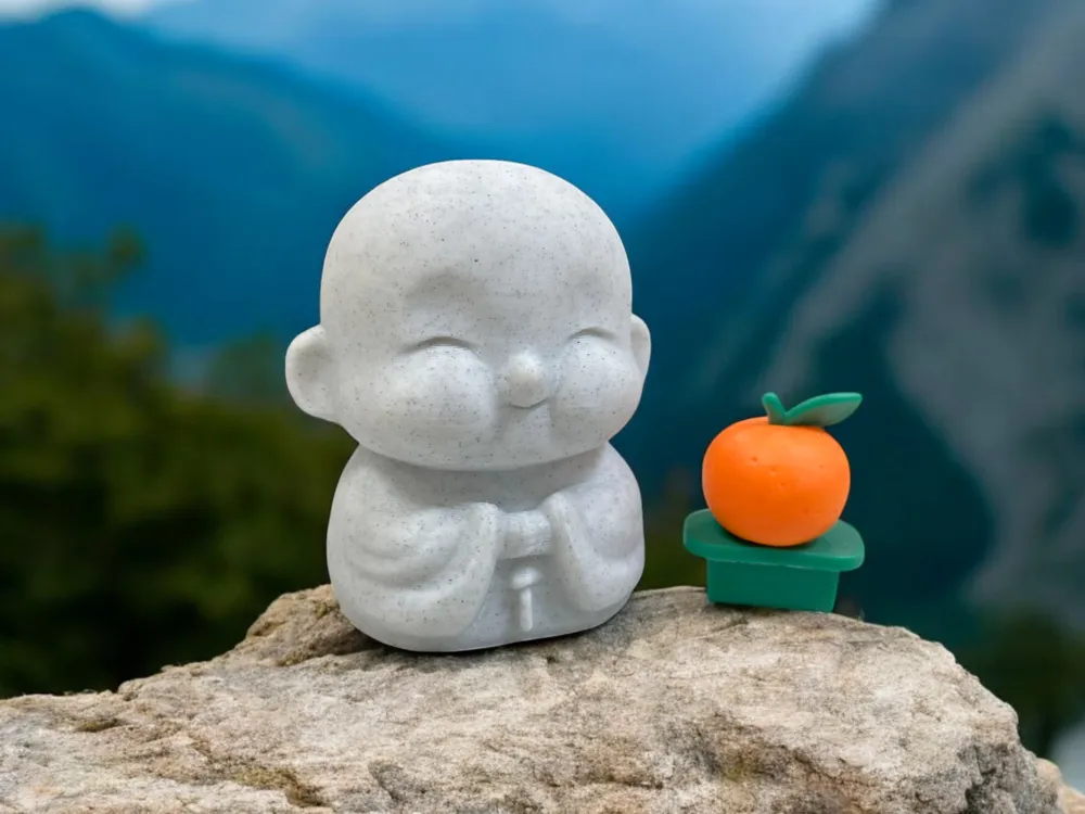 Cute Little Monk by mail.iou MakerWorld: Download Free 3D Models