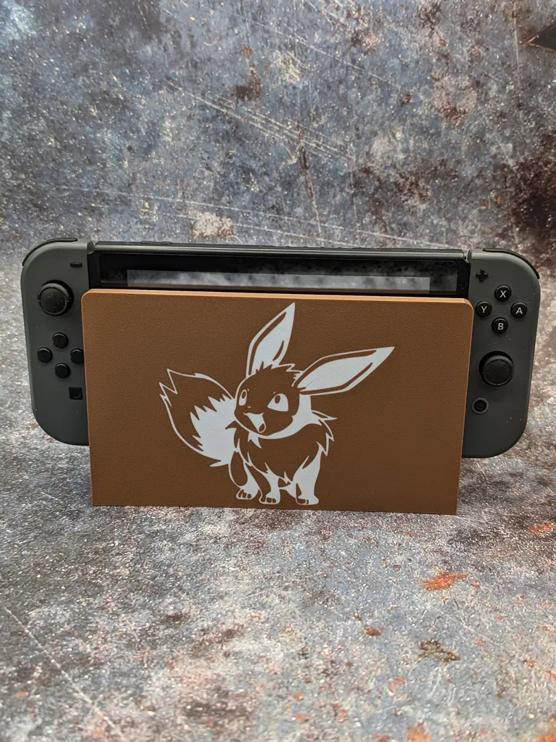 Nintendo Switch Dock Cover Eevee/Evoli v2 by angry-p1p - MakerWorld