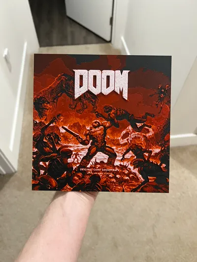 Doom Album Art Hueforge by RP47 - MakerWorld