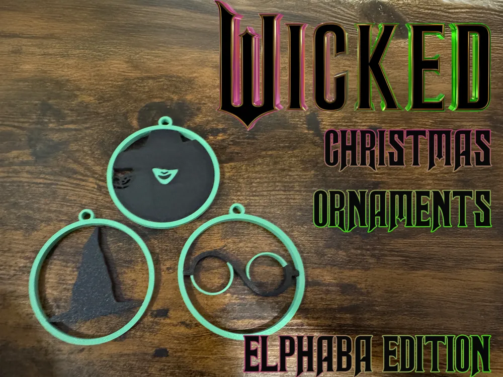 Wicked Christmas Ornaments - Elphaba Edition by Mentuisian Design ...