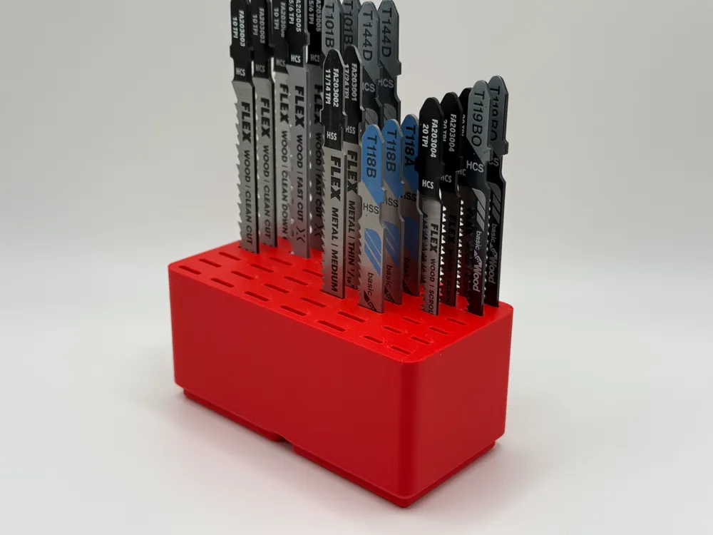 Gridfinity Jigsaw Blade Holder by Hopper_Dropper MakerWorld: Download ...