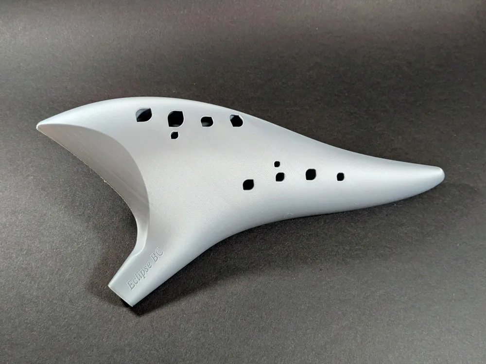 Eclipse - 12 hole Bass C Ocarina - Free 3D Print Model - MakerWorld