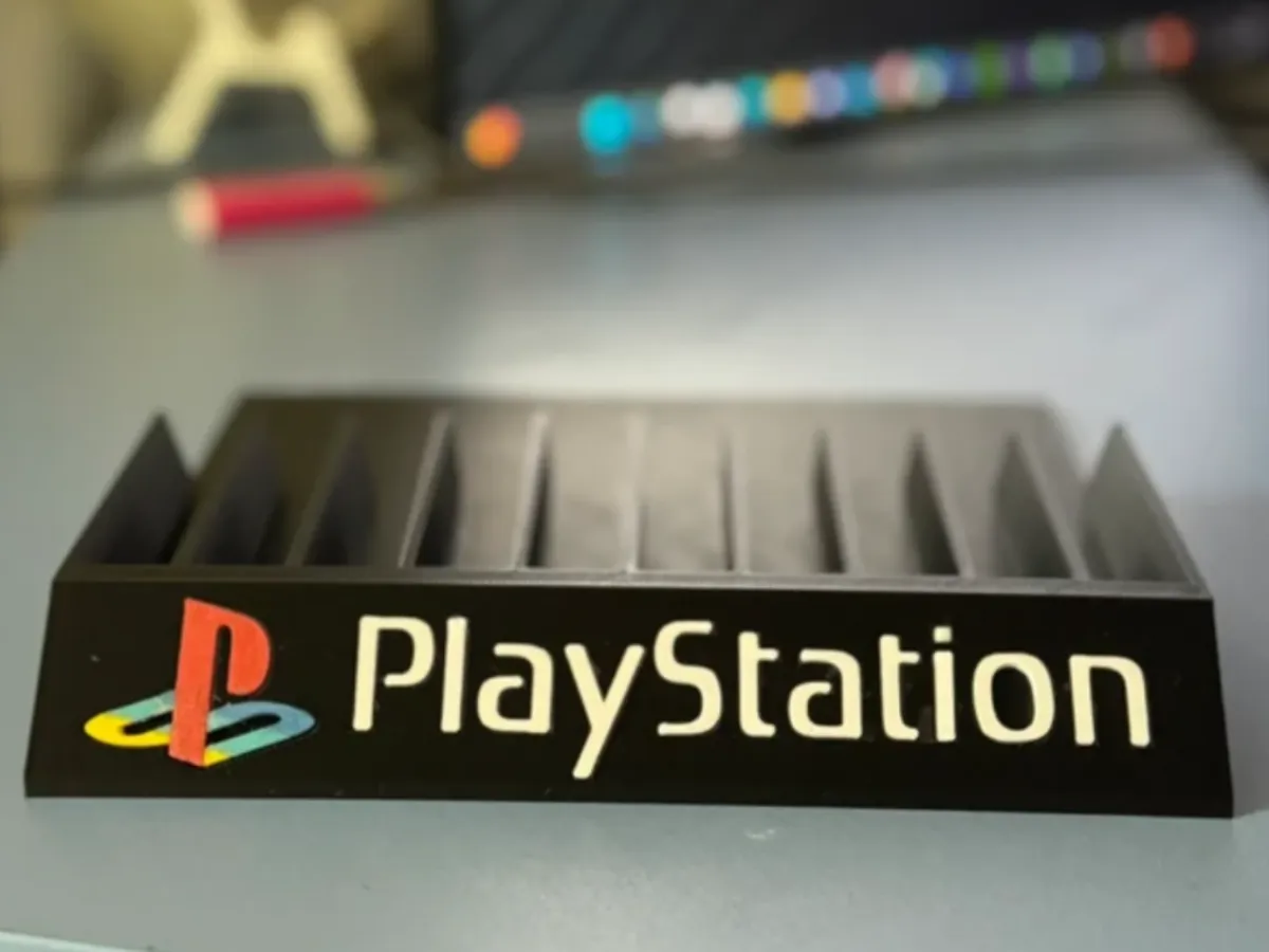 Stand Playstation Games Old School - Free 3D Print Model - MakerWorld