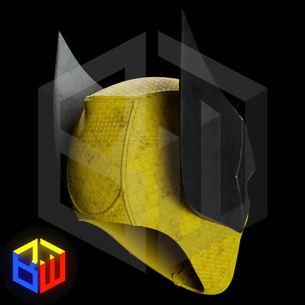 Poolverine Textured Helmet - Free 3D Print Model - MakerWorld